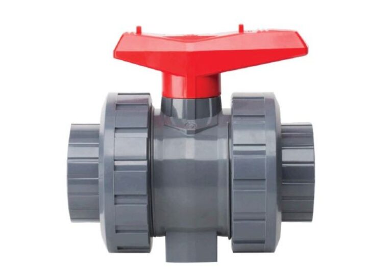 Double Union Ball Valve UPVC Sch80 Hydroplast - Irfan Traders